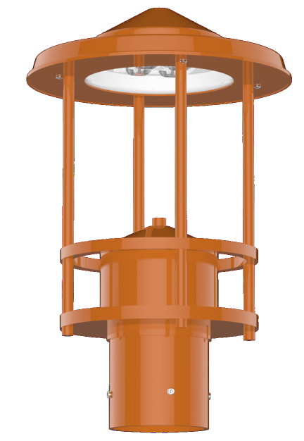 LED Post Top Fixtures, Outdoor Lamp Post Lights, Acorn, Lanterns