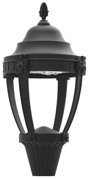 LED Post Top Fixtures, Outdoor Lamp Post Lights, Acorn, Lanterns