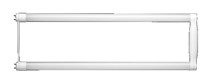 LED U Bend Tubes for limited space ceiling applications, T8, T12