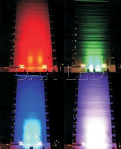 RGB LED Lights, Color Changing lights, Outdoor facades, buildings