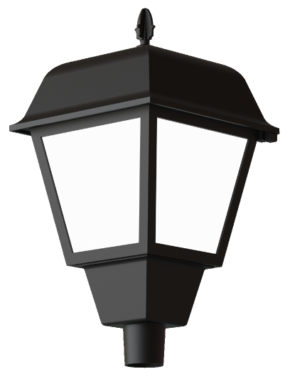 LED Post Top Lanterns Dedorative Designs with Historical Features