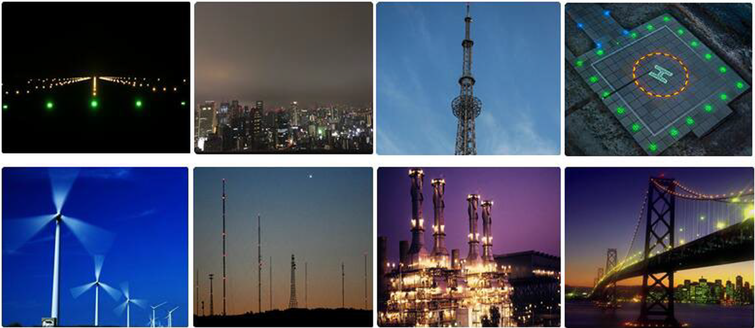 LED Aircraft Warning Lights, Aviation Obstruction, Beacon Lighting
